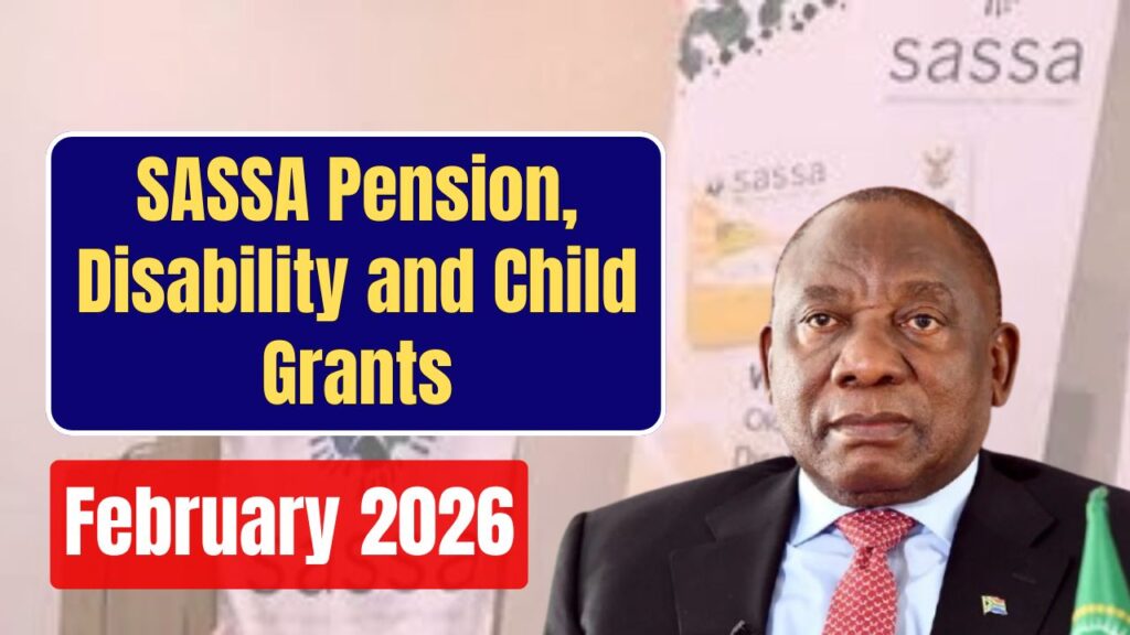SASSA 2026 Payment Schedule: Pension, Disability and Child Grants - UNA ...